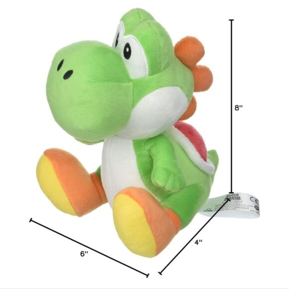 Nintendo | Toys | Nintendo Super Mario Brothers Green Yoshi Plush ...
